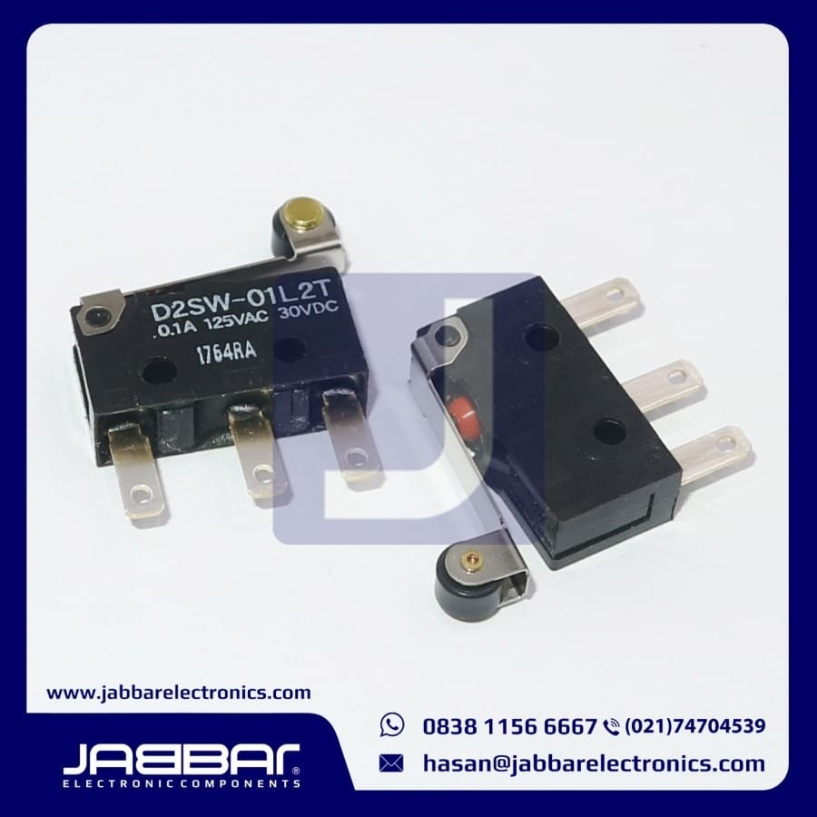 D2SW-01L2T 0.1A 125VAC 30VDC SWITCH - Jabbar Electronics