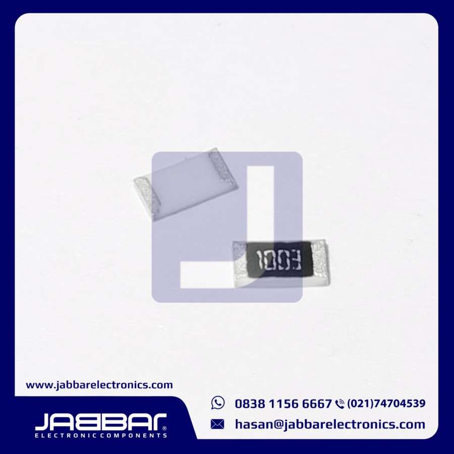 RESISTOR 1003 - 100K OHM 1/4W 1% SMD1206 - Jabbar Electronics