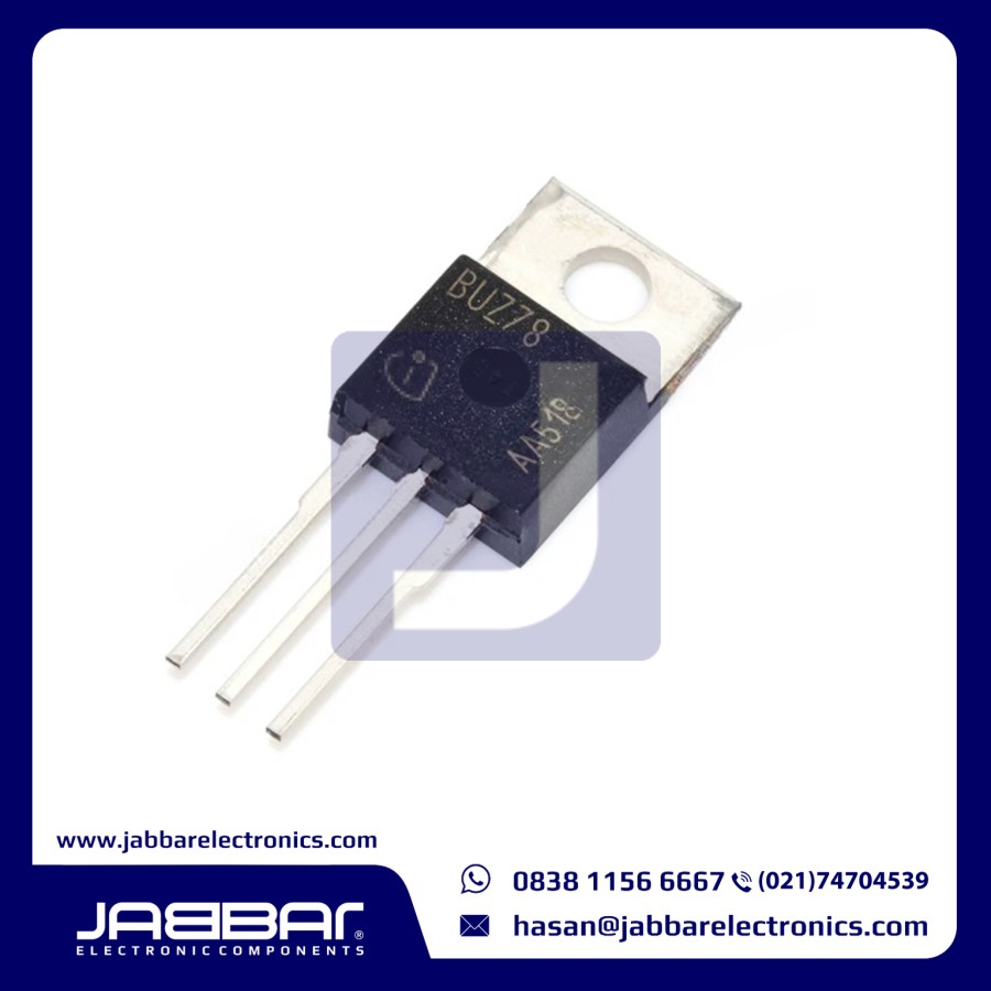 BUZ78 TO-220 - Jabbar Electronics