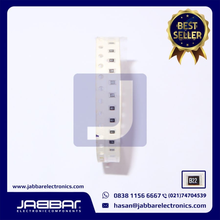 RESISTOR 822 - 8.2K OHM 1/8W (SeperDelapan) SMD0805 - Jabbar Electronics