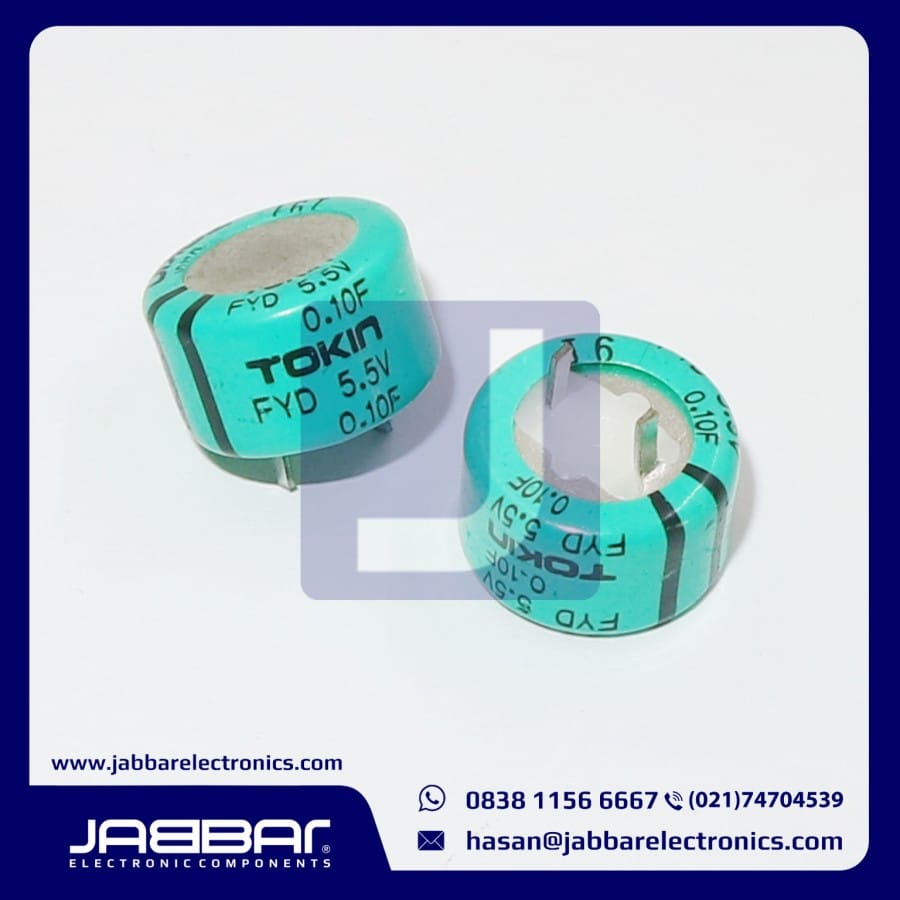 5.5V 0.10F DIP2 SUPER CAPACITOR TYPE C - Jabbar Electronics
