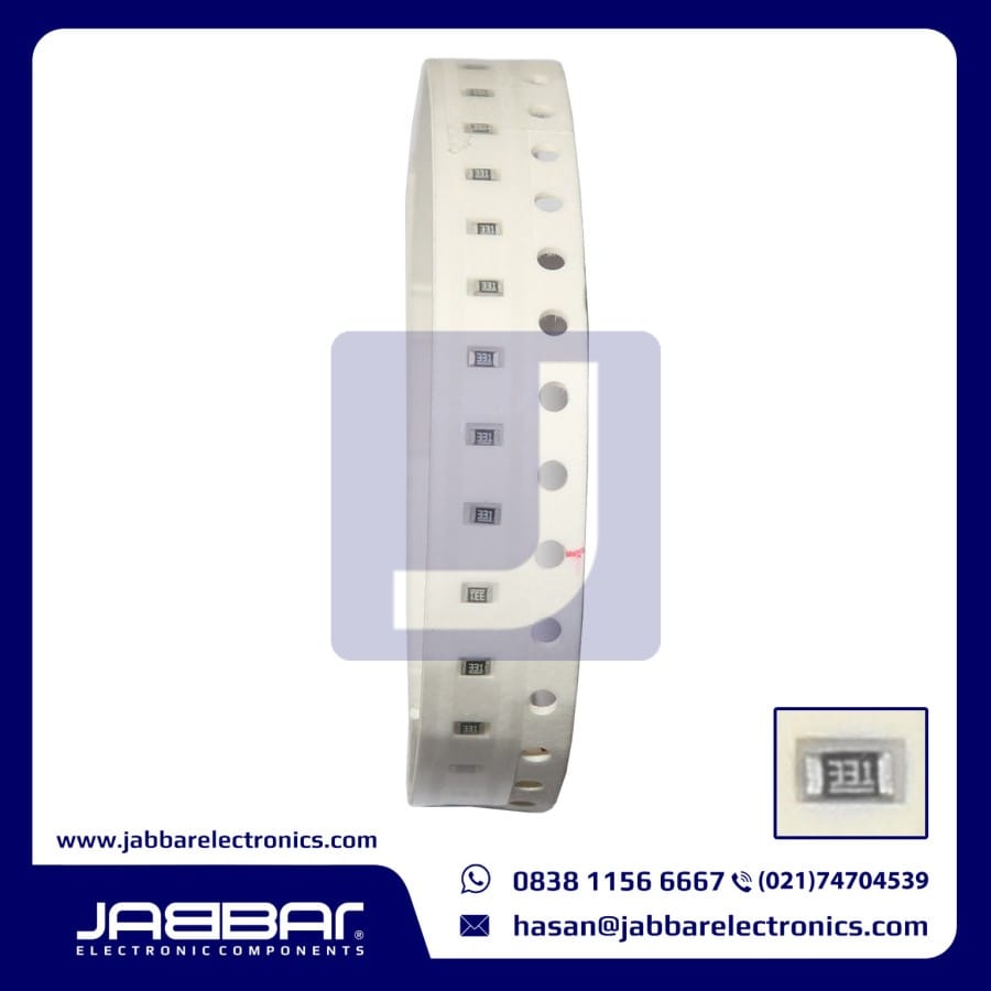 RESISTOR _331_ - 331M OHM 1/10W (Sepersepuluh) SMD0603 - Jabbar Electronics