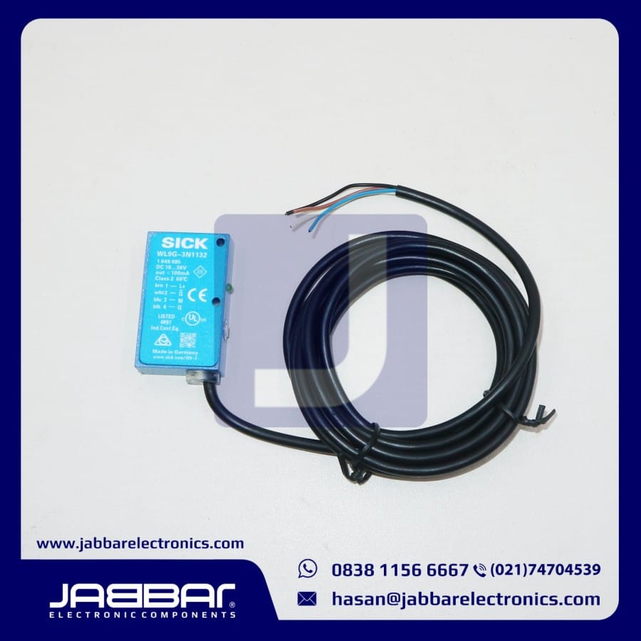 WL9G-3N1132 10-30VDC 100mA PHOTOELECTRIC SENSORS - Jabbar Electronics