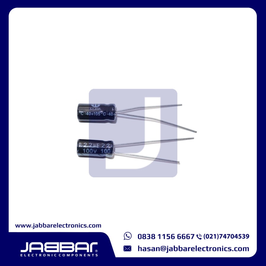 CAPACITOR 100V 2.2UF - Jabbar Electronics