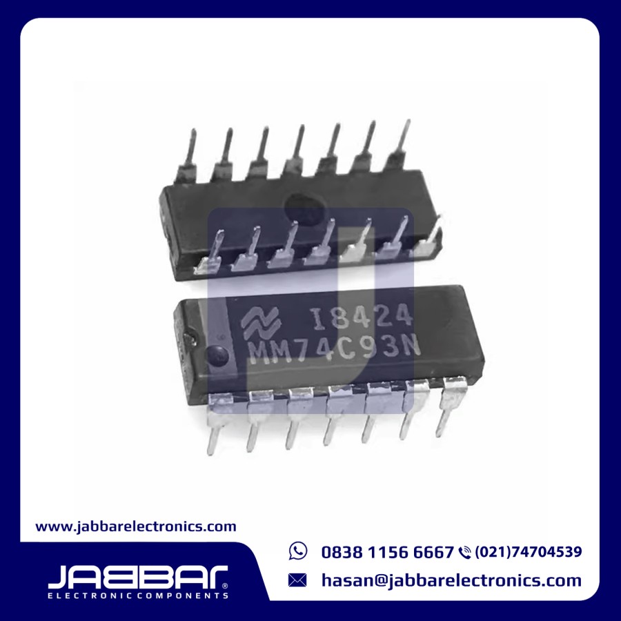 MM74C93N DIP-14 - Komponen Elektronik - Jabbar Electronics