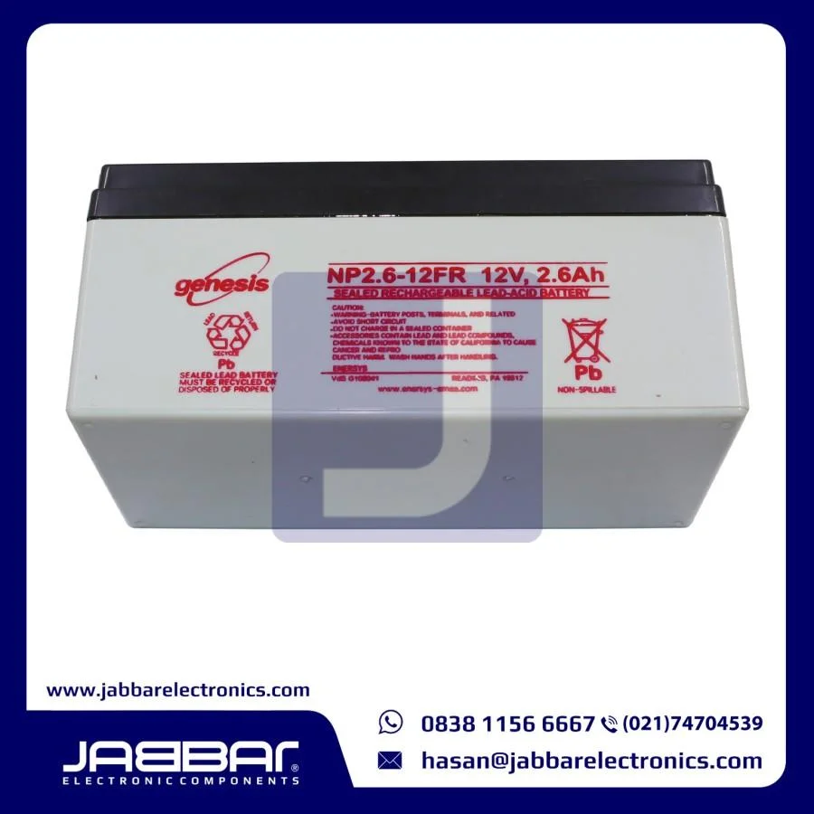 NP2.6-12FR 12V, 2.6Ah Battery - Jabbar Electronics